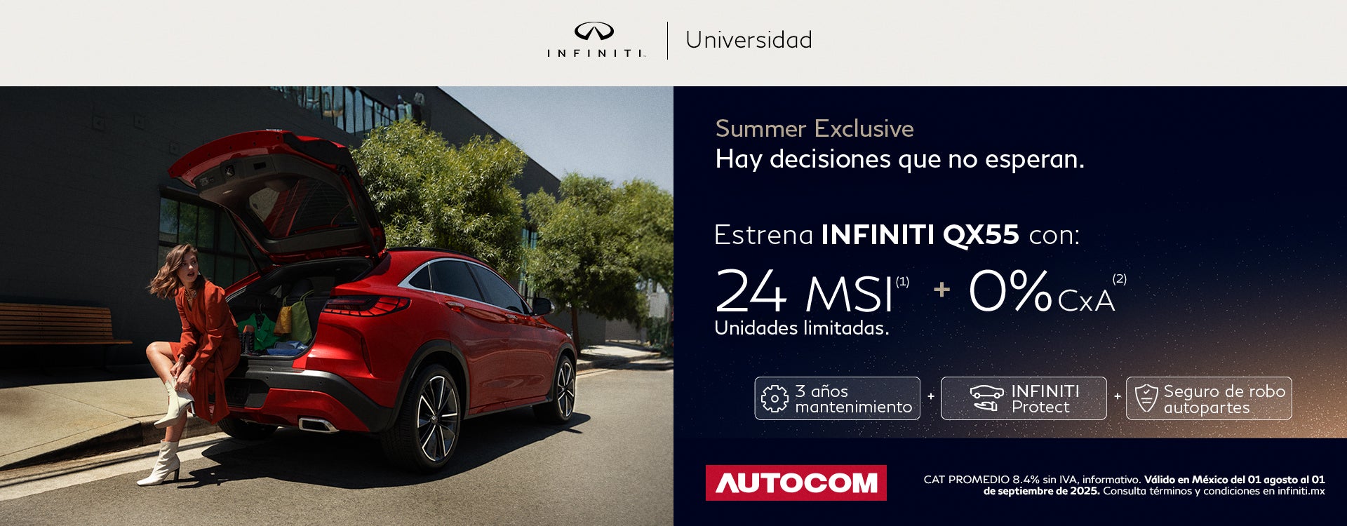 Infiniti Universidad | Agencia de autos INFINITI | Álvaro Obregón, CDMX
