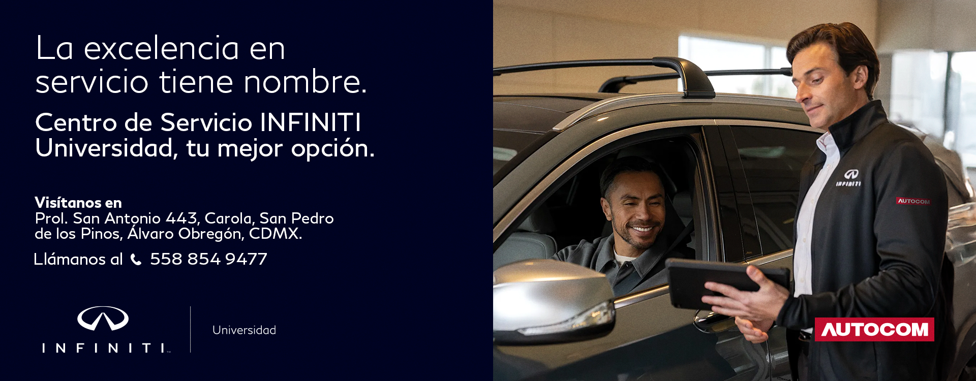 Infiniti Universidad | Agencia de autos INFINITI | Benito Juárez, CDMX